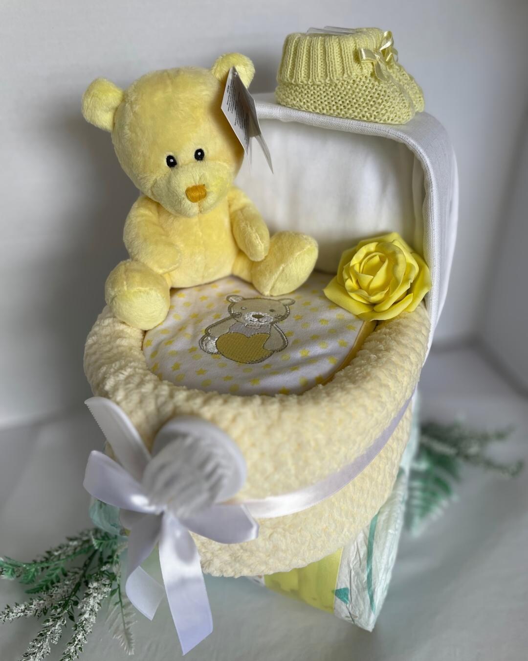 Nappy Cake Pram, Baby Hamper, Baby Shower Gift, Newborn Gift Set, Nappy ...