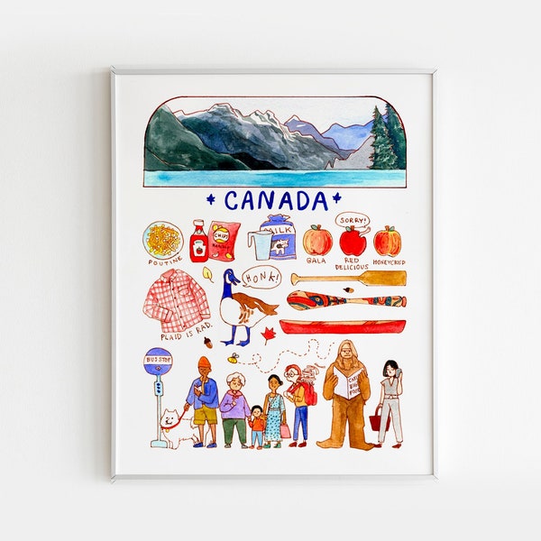 Canada Travel Poster - Etsy Canada