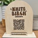 Custom QR Code Logo Sign Business Accessories Craft Fair Sign Social ...