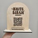 Custom QR Code Logo Sign Business Accessories Craft Fair Sign Social ...