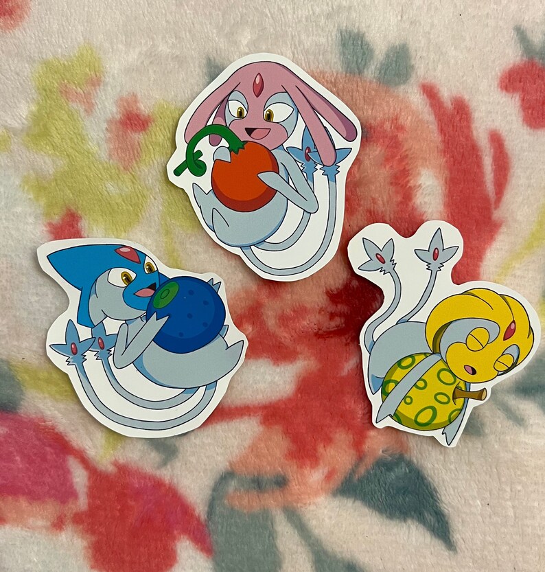 Pokemon Lake Guardians Trio Sinnoh Mesprit Uxie Azelf | Etsy