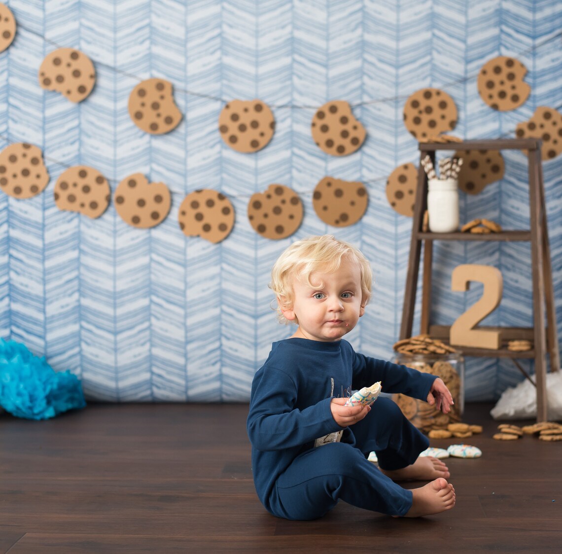 Cookie Digital Backdrop - Etsy
