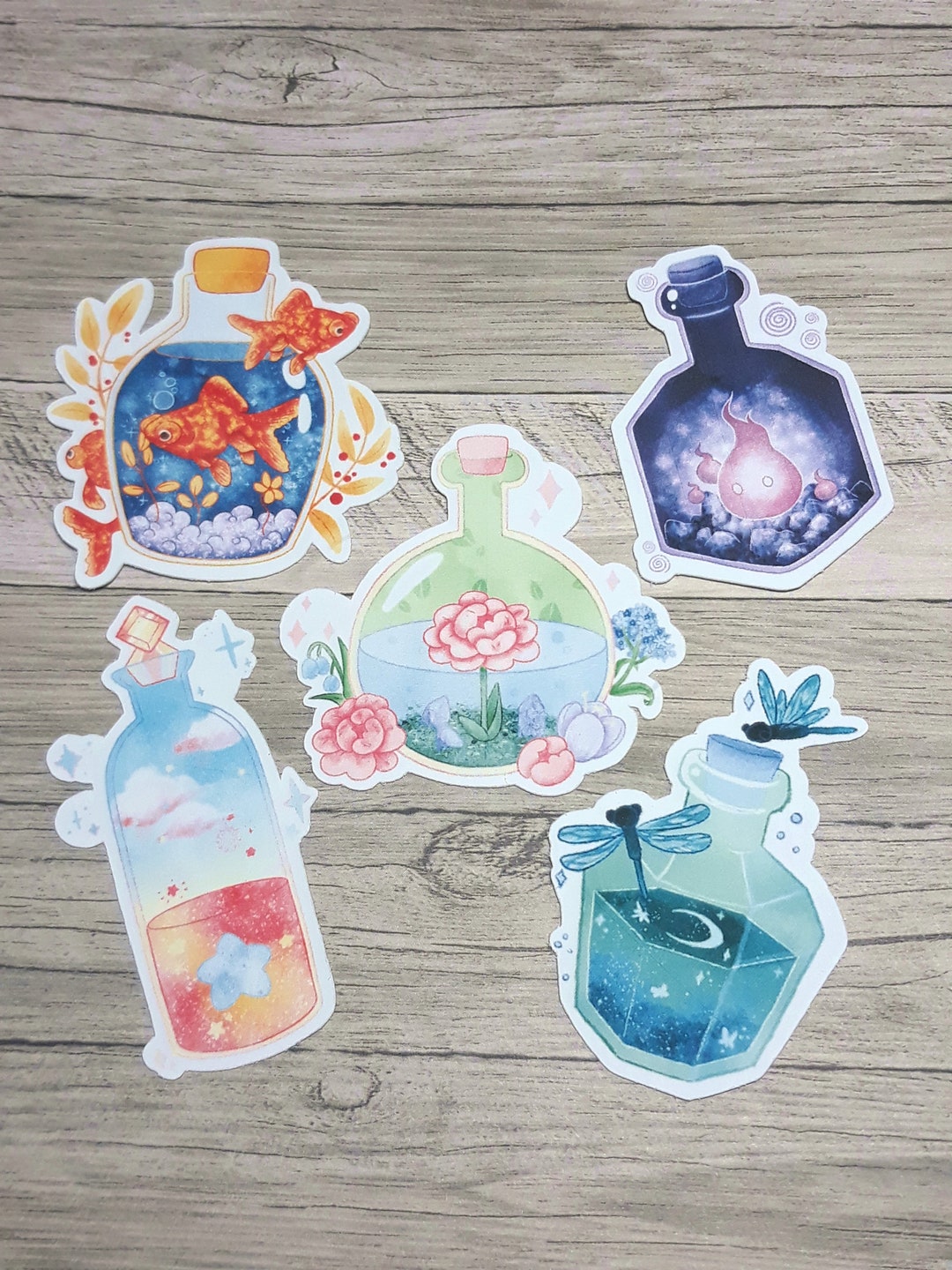 Magic Potions Sticker Pack - Etsy