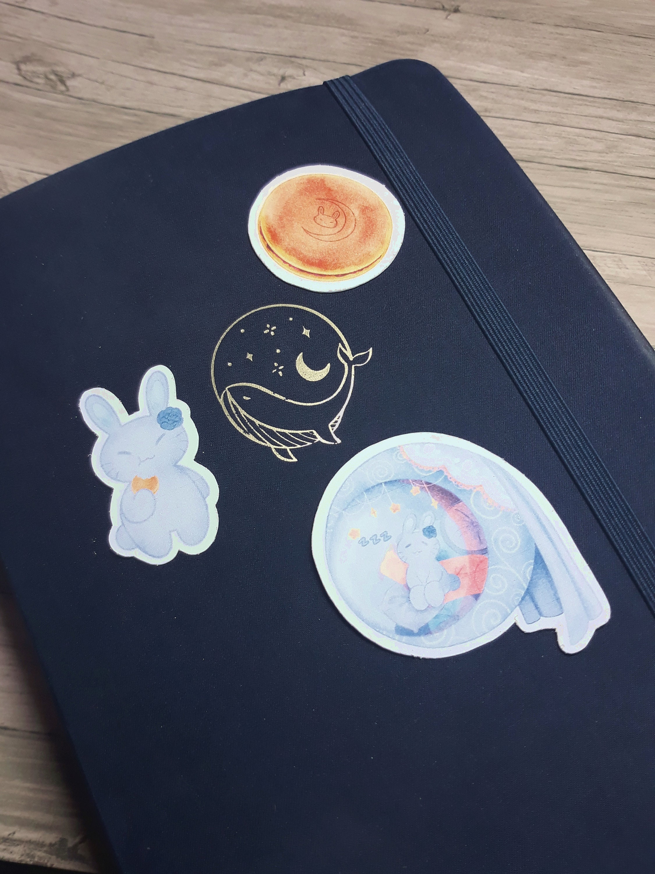 Nibble the Moon Bunny Sticker Pack - Etsy