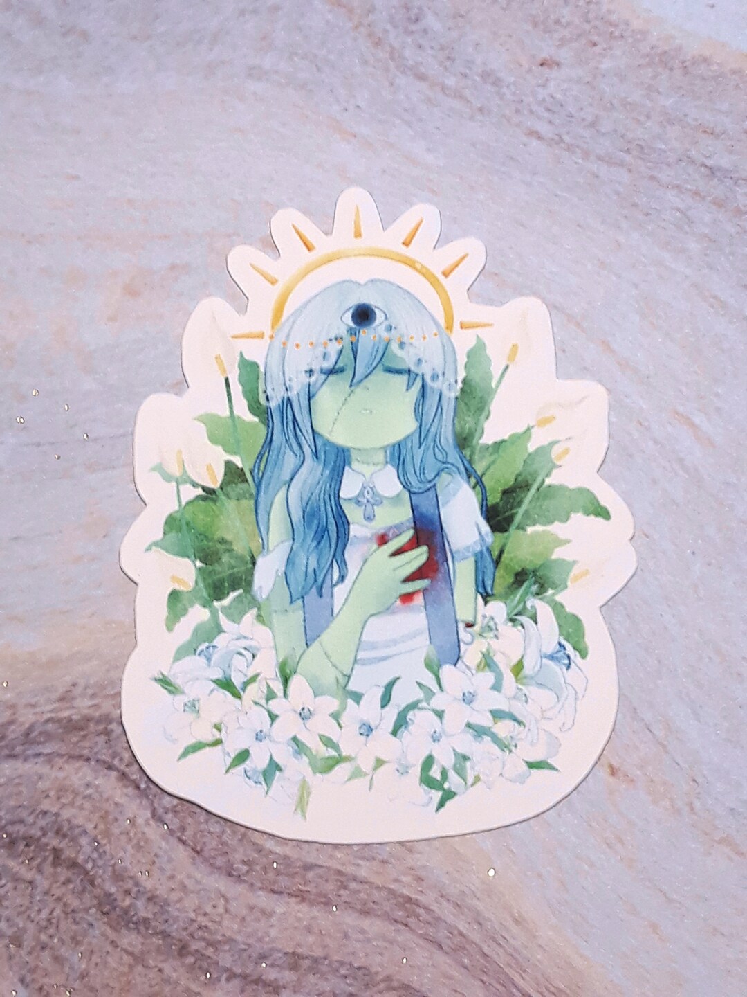 Holy Zombie Girl- Vinyl Sticker - Etsy