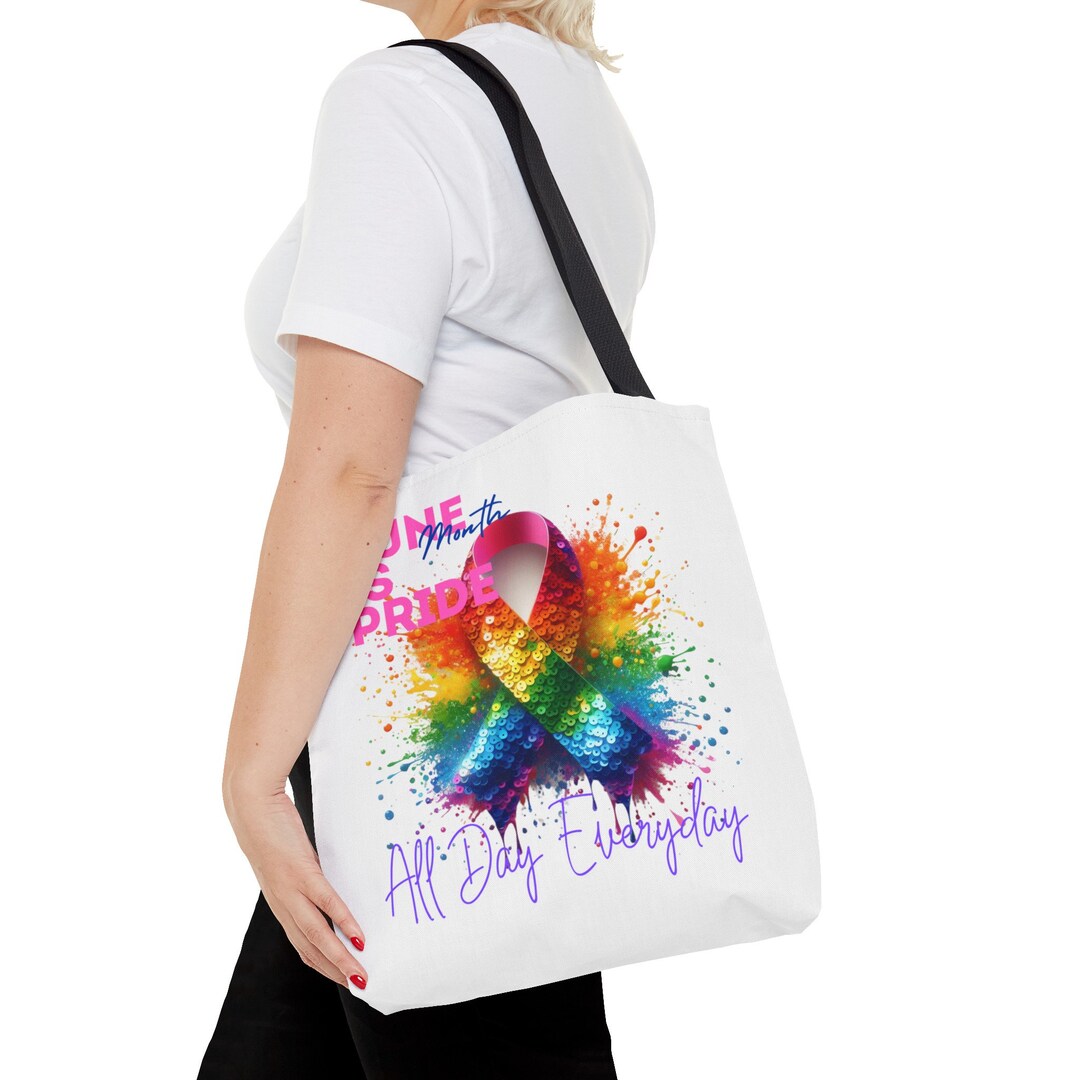 June is Pride Month Tote Bag 002pride and Equality Empowering LGBTQ ...