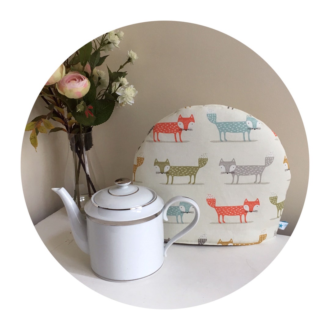Tea cosy / fox tea cosy / fox fabric - Etsy.de