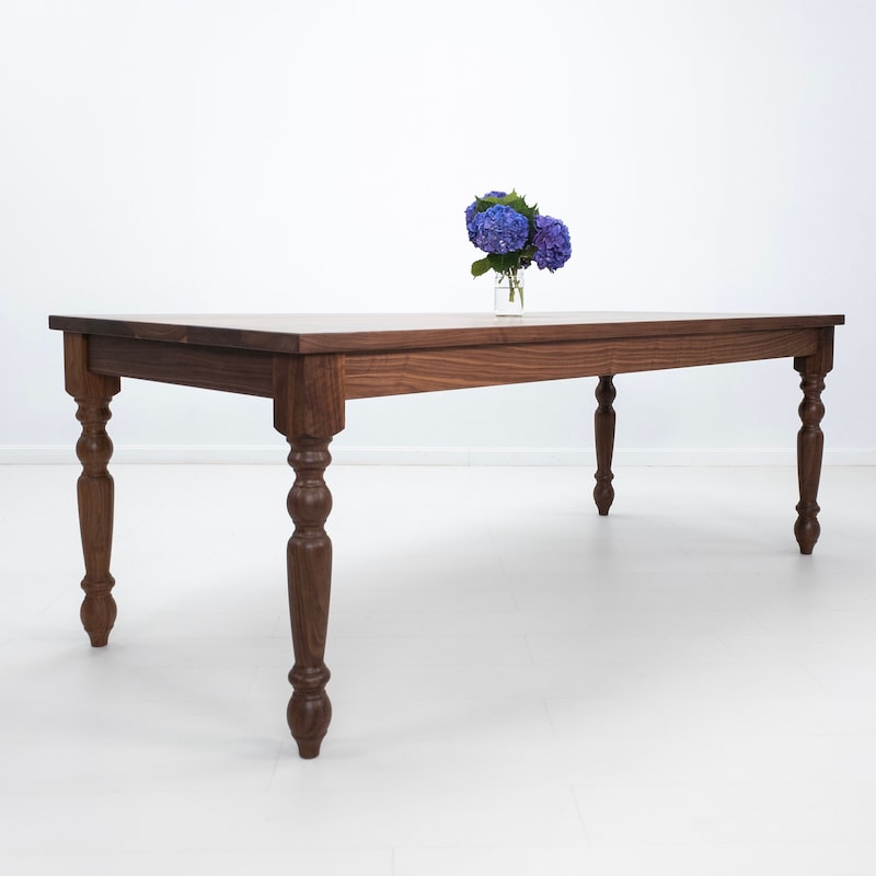 Turned Leg Table - Etsy