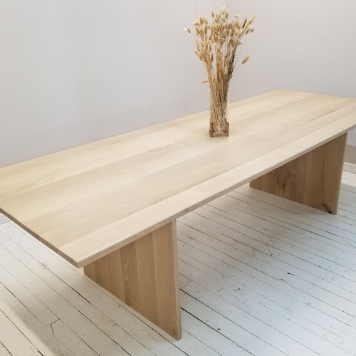 84 Oregon White Oak Oslo Dining Table | Etsy