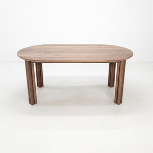 BEAU Oval Dining Table – Clustered Cylinder Legs, Solid Wood, Custom ...