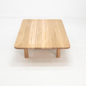 Handmade Solid Wood Square Coffee Table – Modern Minimalist Design - Etsy