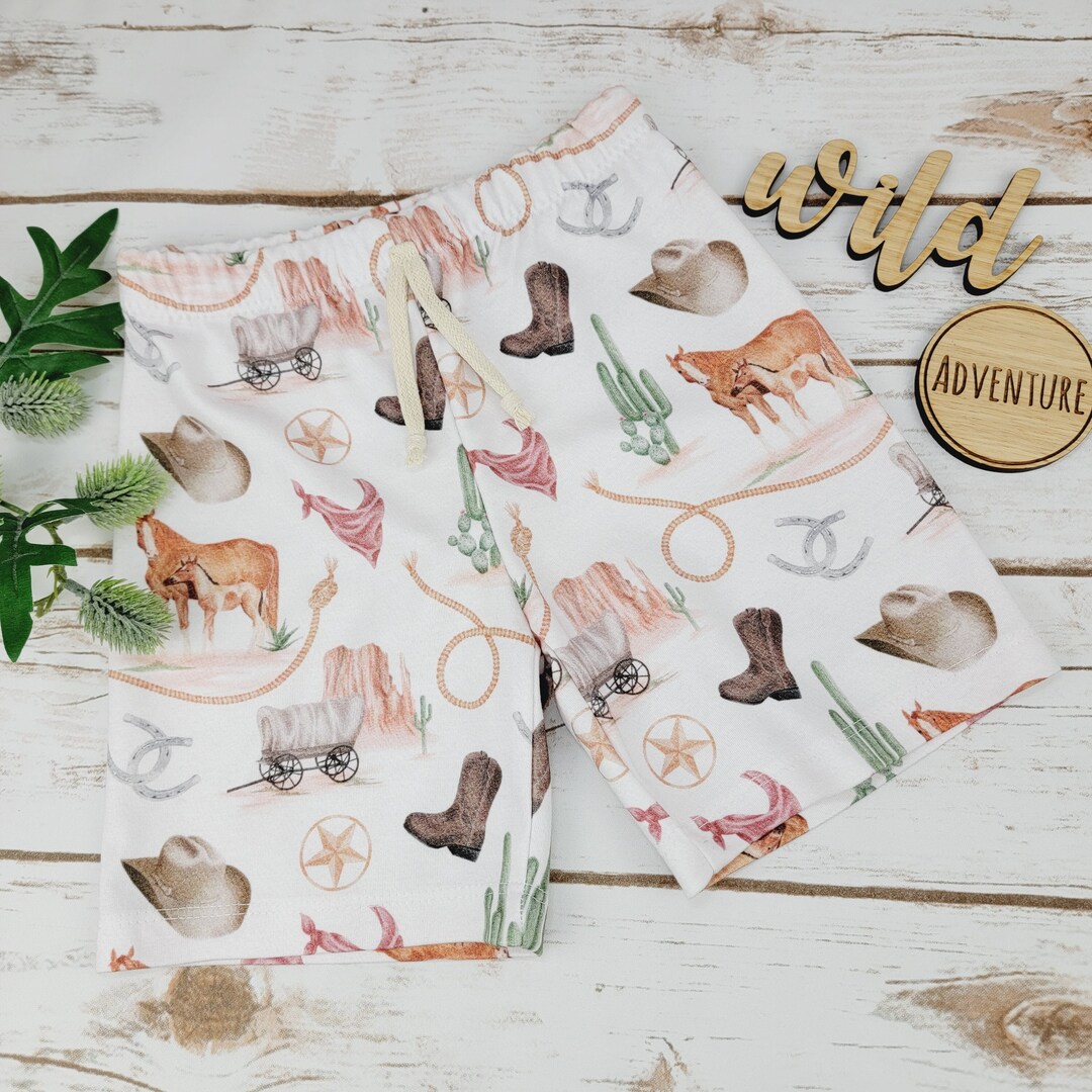 Cowboy up Shorts, Western Boy Shorts, Western Toddler Shorts, Boy ...