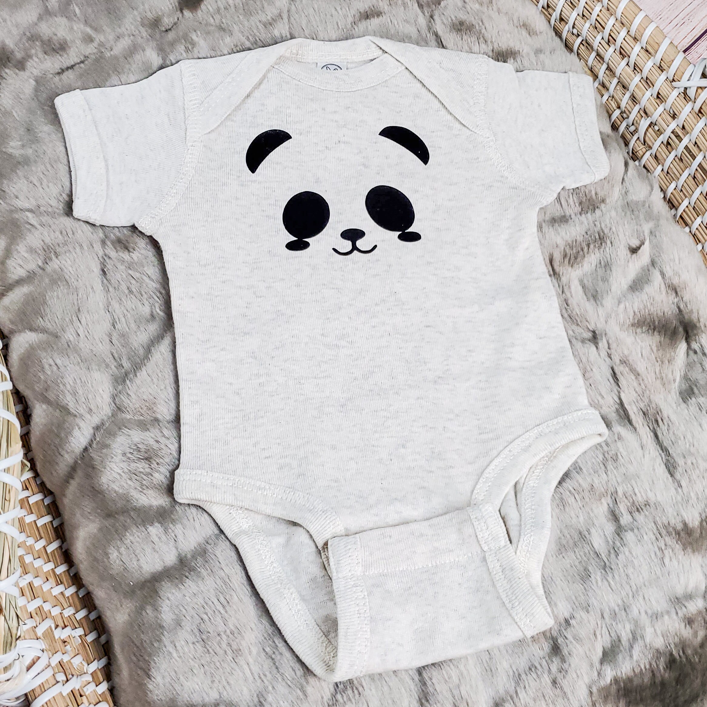 Panda Baby Outfit One-piece Panda Baby Clothing Gender - Etsy