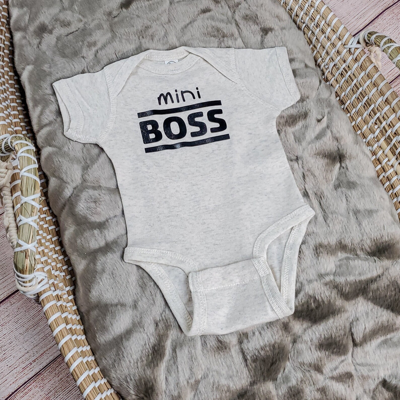 Mini Boss Baby Outfit One-piece Mini Boss Boss Baby Gender - Etsy