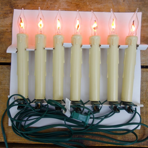 Vintage String Candle Lights - Etsy