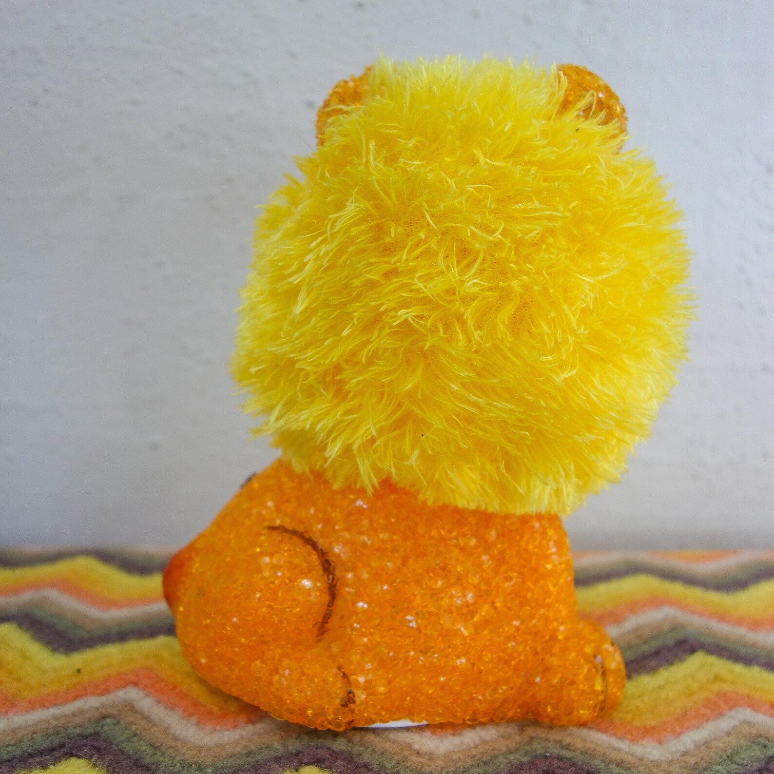 Vintage Lion Lamp 70s Melted Plastic Popcorn Art Gift for Leo - Etsy