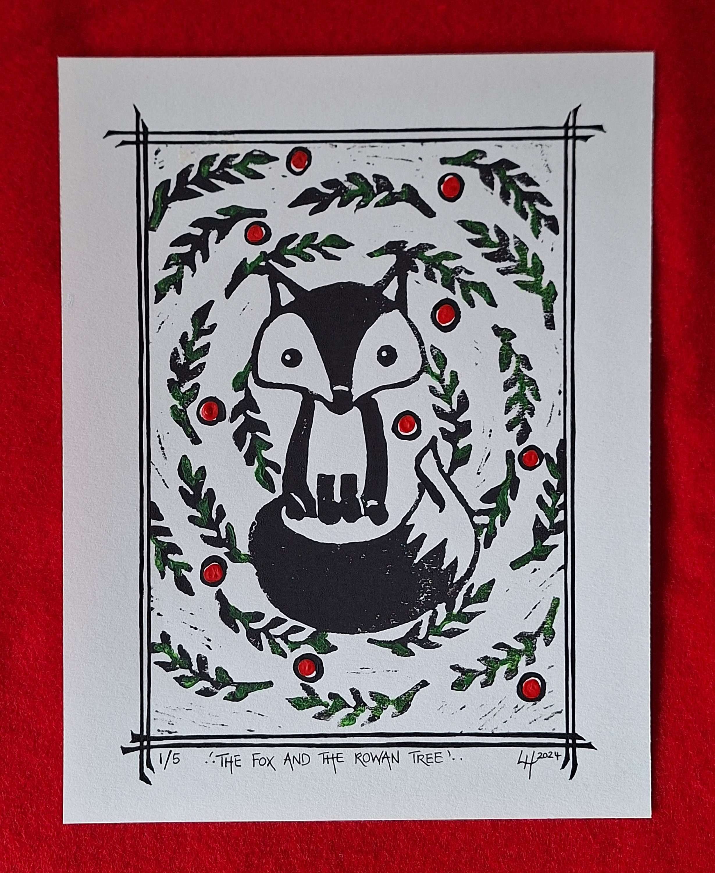 The Fox and the Rowan Tree - Etsy