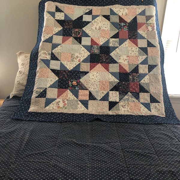 Lavender Quilting Calico, Shades of Lavender/purple, Distinct Floral, 2 ...