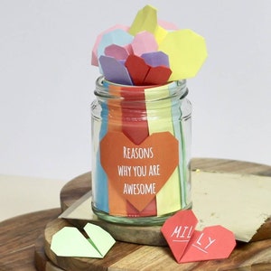 Personalised Love Message Jar - Etsy