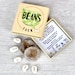 Personalised Message Beans Gift Set - Etsy
