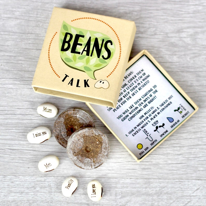 Personalised Message Beans Gift Set | Etsy