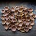 45 Small & Medium Natural Walnut Shells Golden Walnut Halves Christmas ...