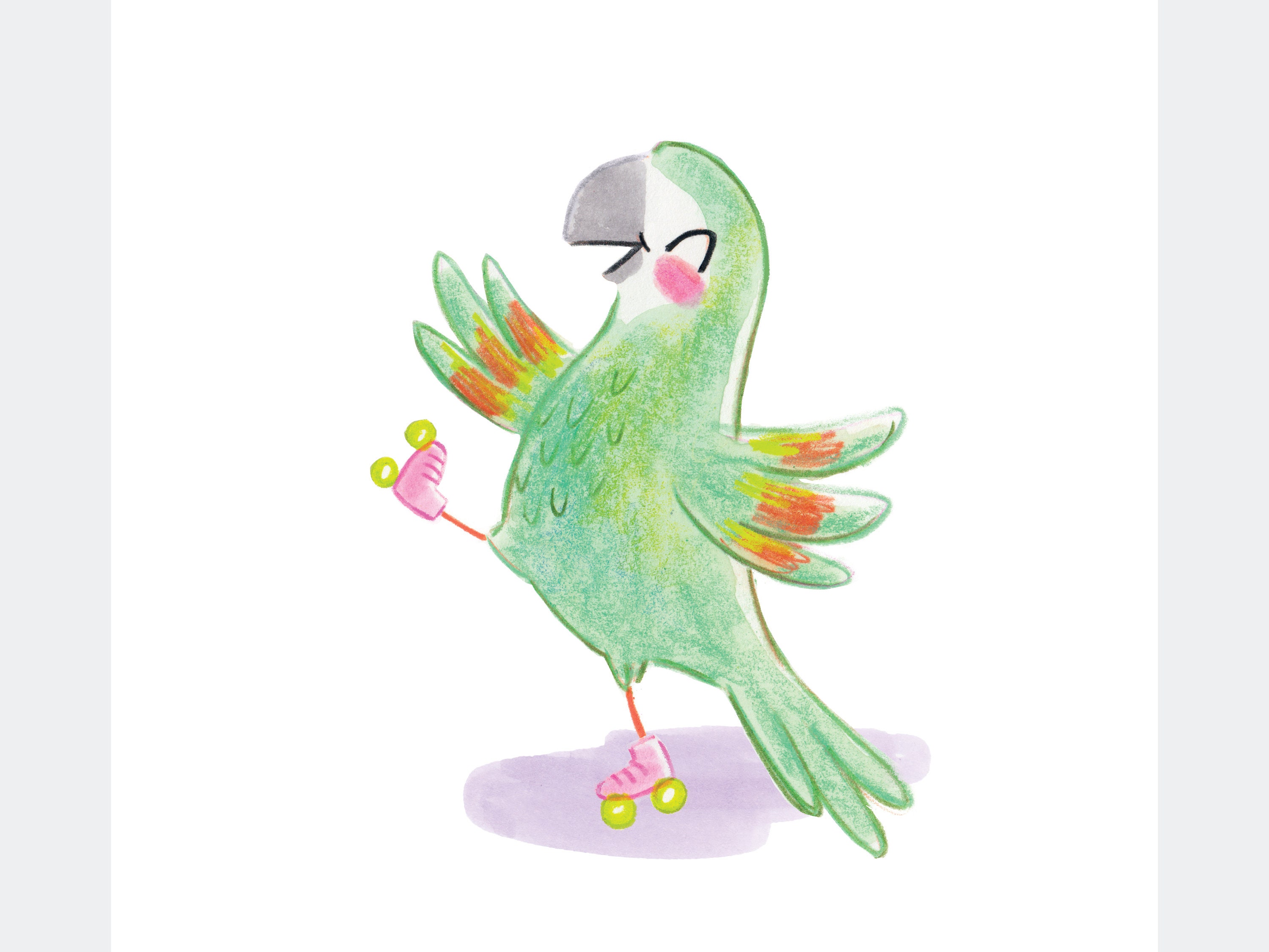 Parrot Drawing For Kids