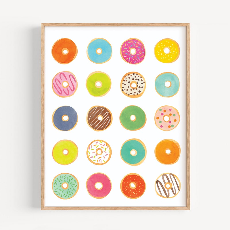 Donut Art - Etsy