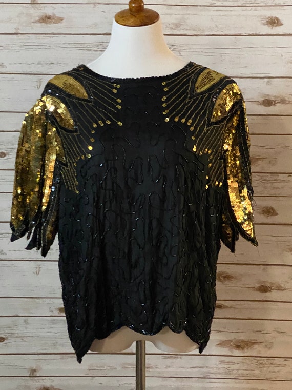 Vintage sequin blouse - Gem