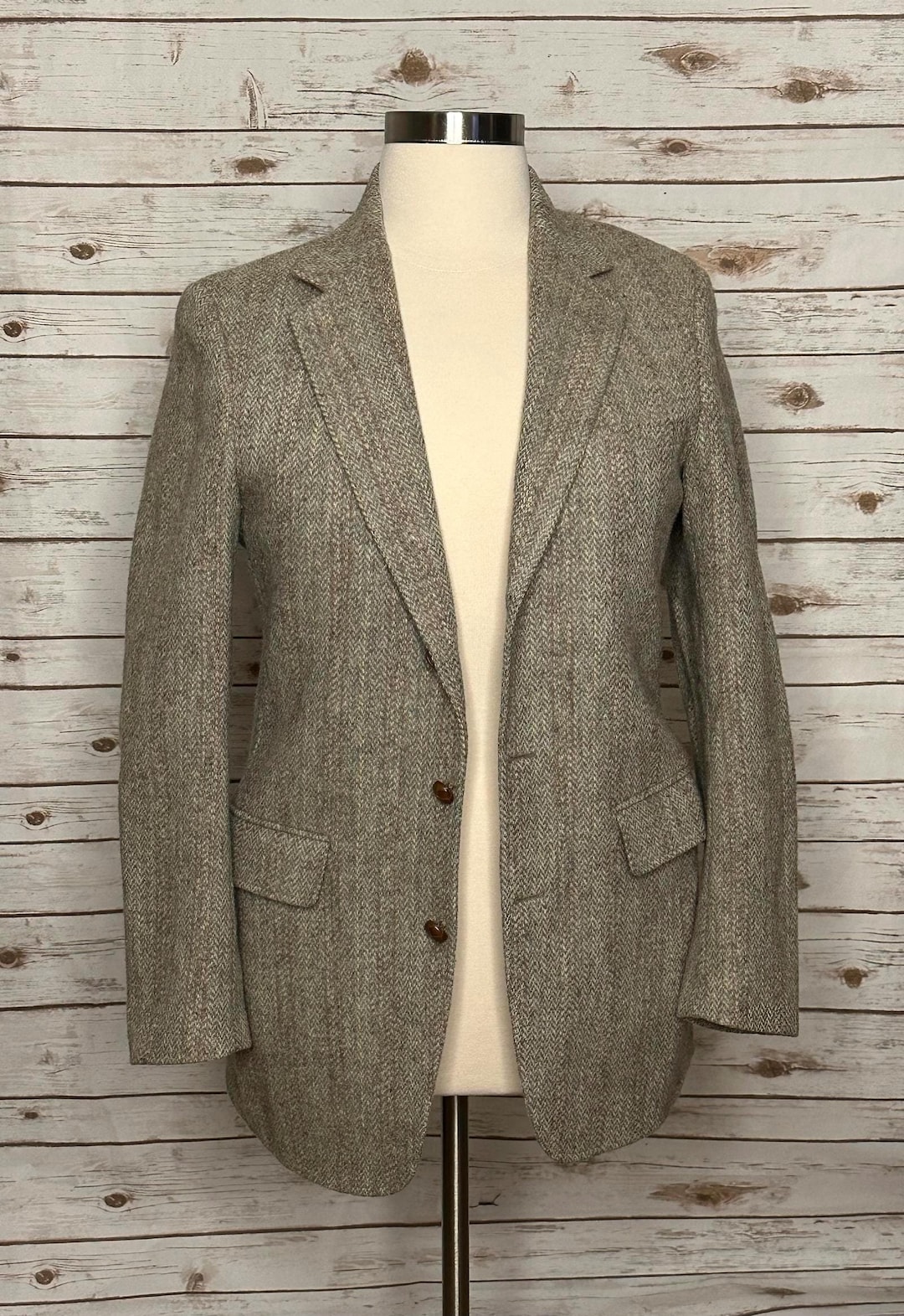 Vintage Asher Harris Tweed Union Made 100% Scottish Wool Blazer - Etsy