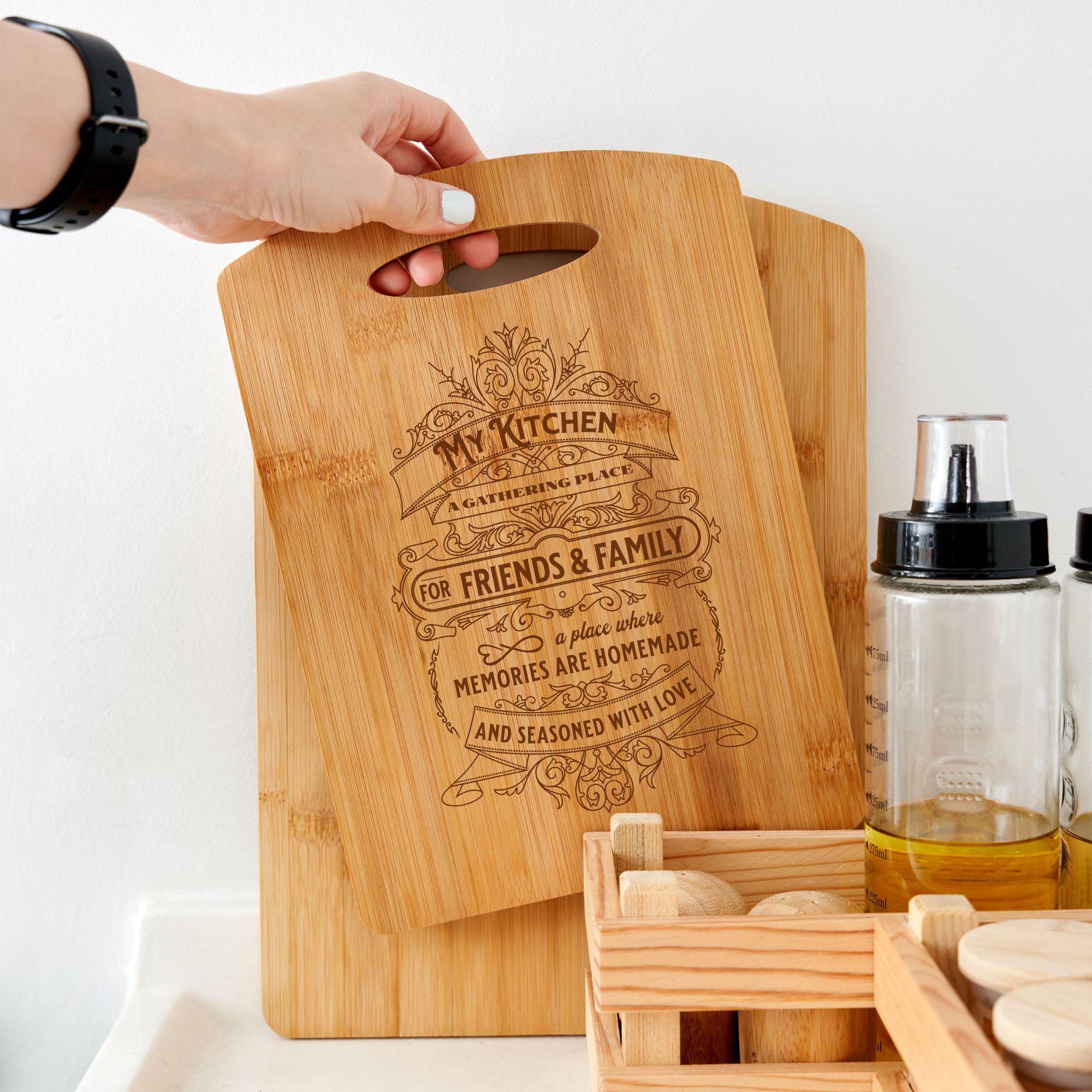 Kitchen Gathering Place SVG: Cutting Board Sign, Cricut Files (digital ...
