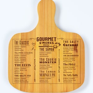Menu Board Kendrick Home Smores – Smores Menu White Weekly Menu Board
