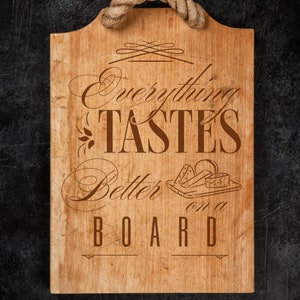 Charcuterie Board SVG: Laser Cut Sign, Display Board (digital Download ...
