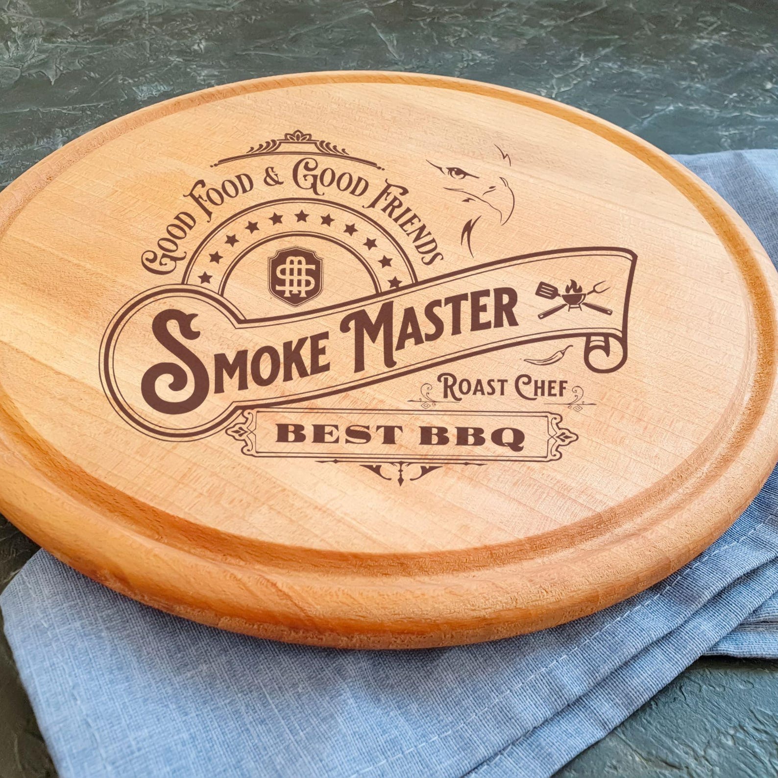 Smoke Master Grill Svg – Bbq Engraving Design – Personalized Cutting ...