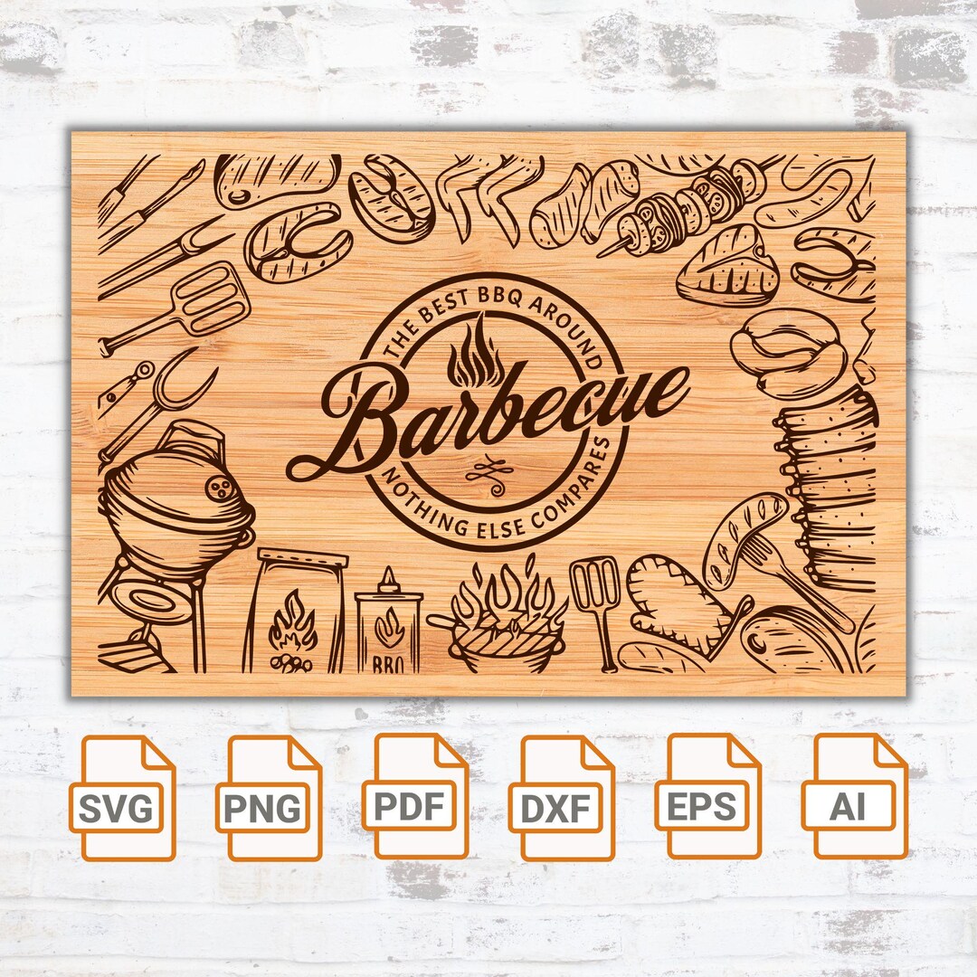 BBQ Grill Chart SVG: Grillmaster, Dad SVG (digital Download) - Etsy ...