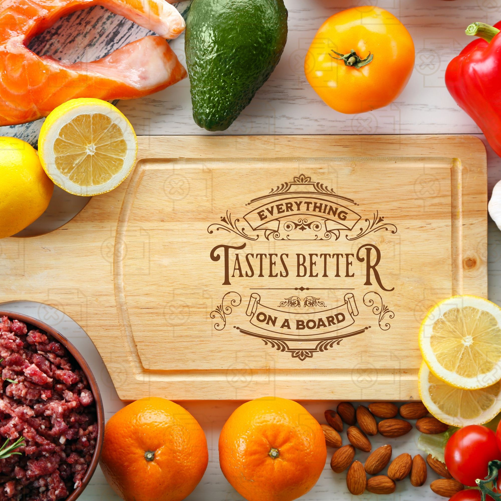 Everything Tastes Better on a Board Svg Charcuterie Sign - Etsy Australia