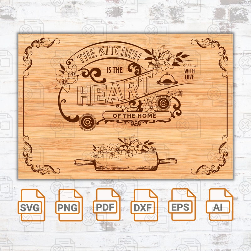 Cutting Board Svg - Etsy