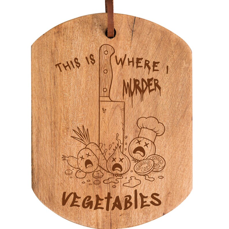 Vegetable Murder Board Svg File| Cutting Board SVG| Cricut| Cut Files ...