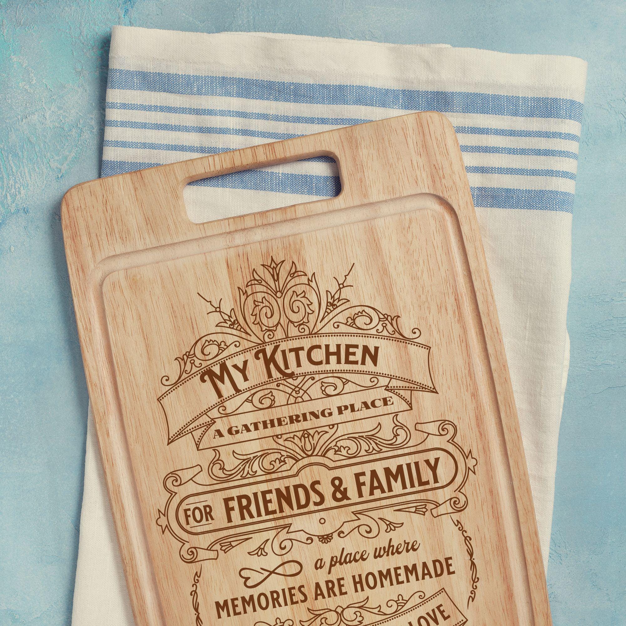 Kitchen Gathering Place SVG: Cutting Board Sign, Cricut Files (digital ...