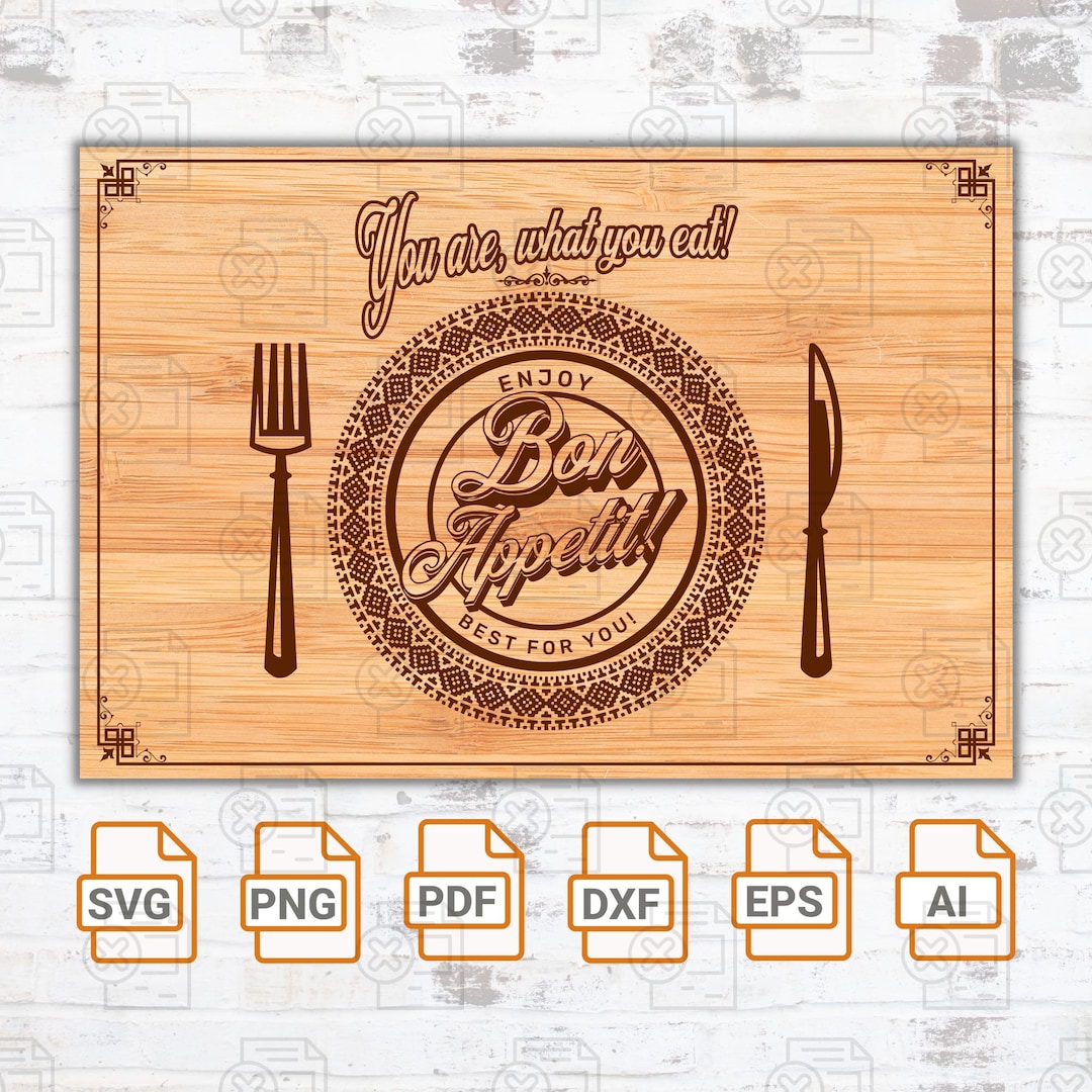 Funny Kitchen Sign Svg| Bon Appetit Sign| DIY| Charcuterie Sign Display ...