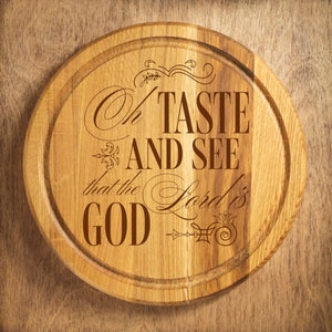 Taste and See That the Lord is Good Svg File| Bible Verse Svg| Kitchen ...