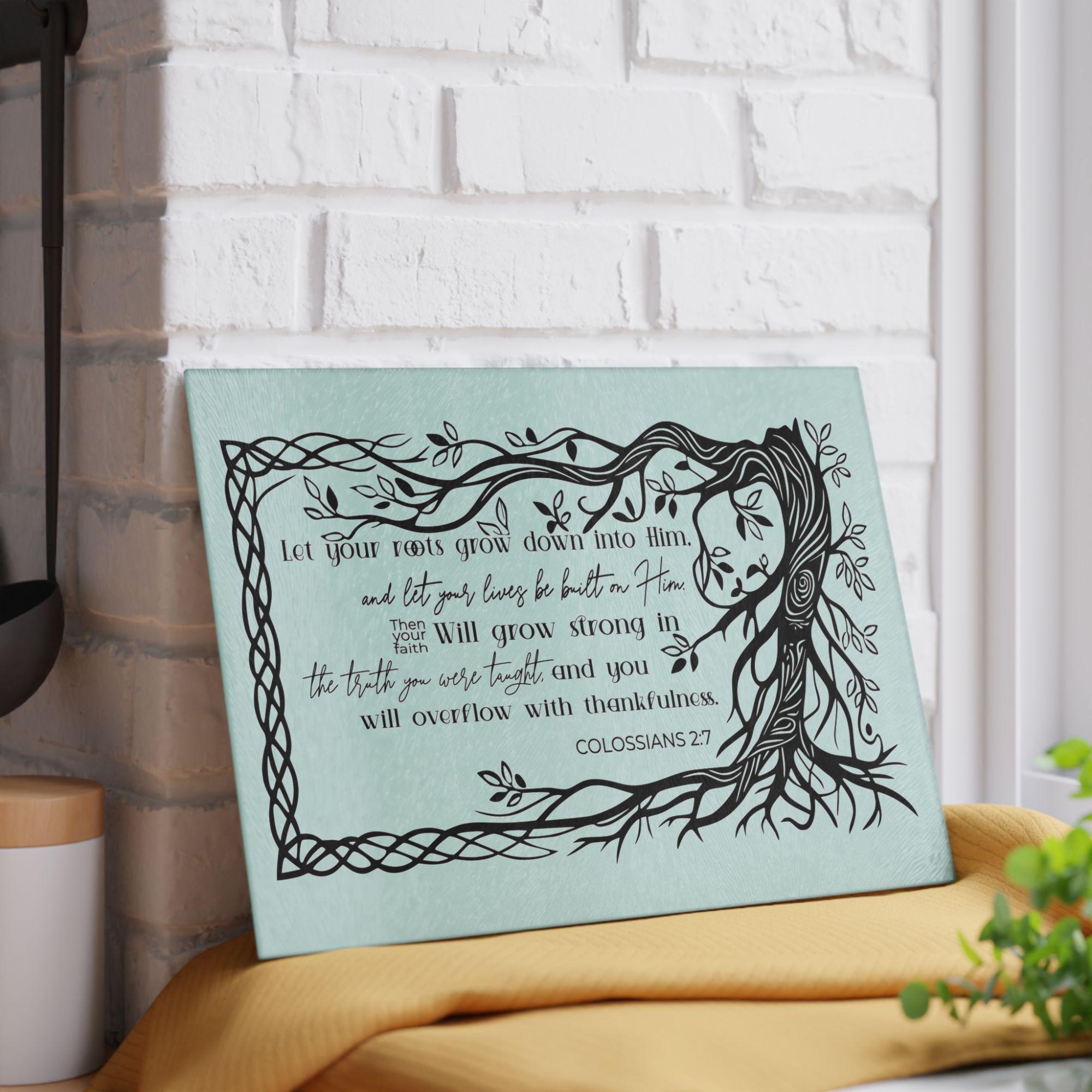 Let Your Roots Grow Down SVG: Vintage Laser Engraving Design (digital ...