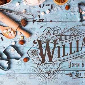 Personalized Board| Glowforge| Couple Cutting Board SVG| Custom Wedding ...