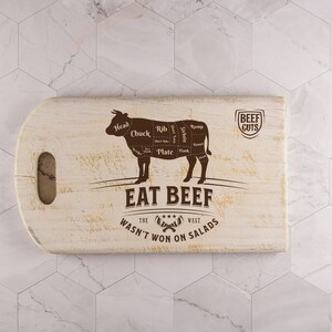Eat Beef SVG File| Beef Cuts Grill Master| Cutting Board| Cute ...