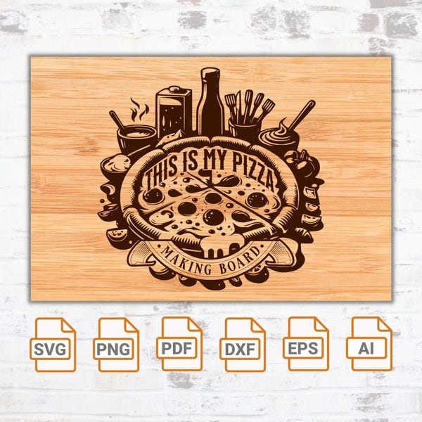 Wooden Pizza Board - Etsy