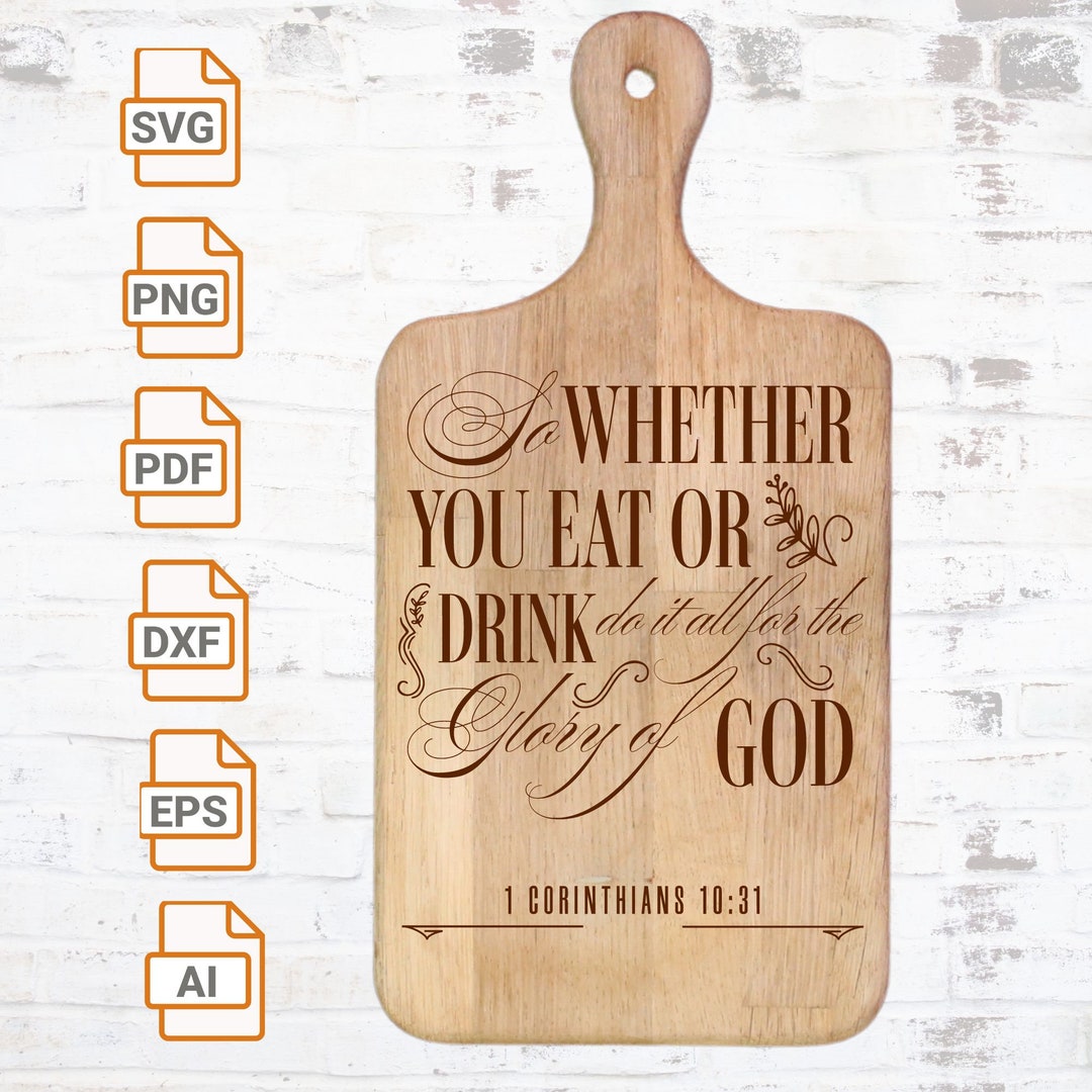 Charcuterie Board SVG: Religious Kitchen Saying (digital Download) - Etsy