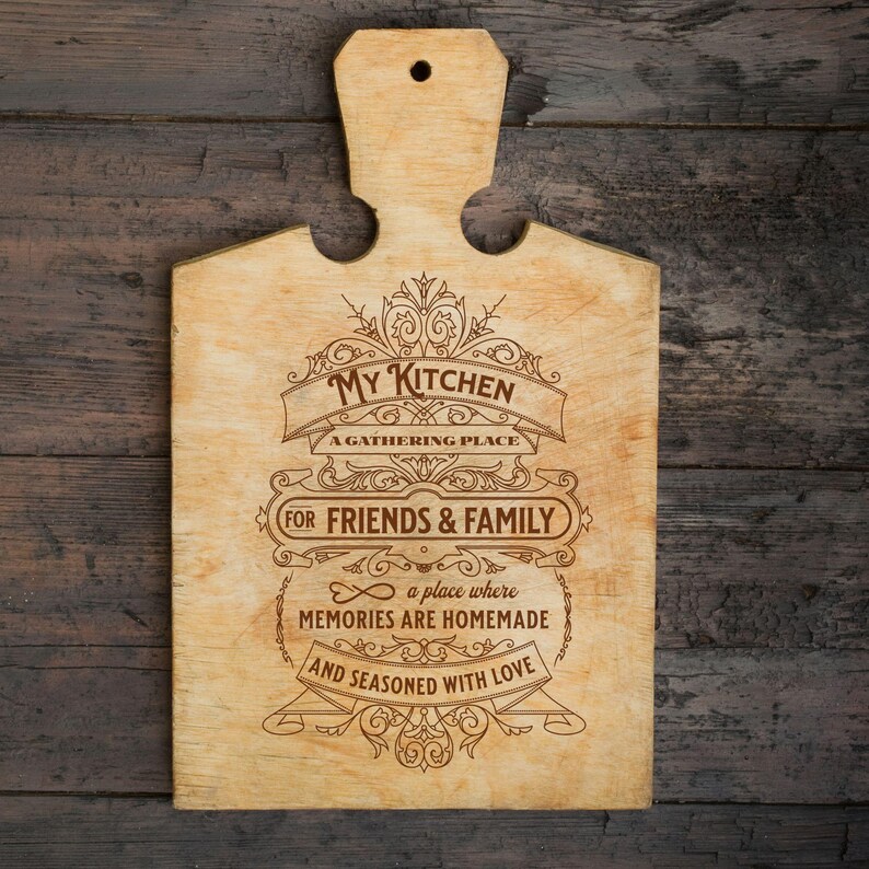 Kitchen Gathering Place SVG: Cutting Board Sign, Cricut Files (digital ...
