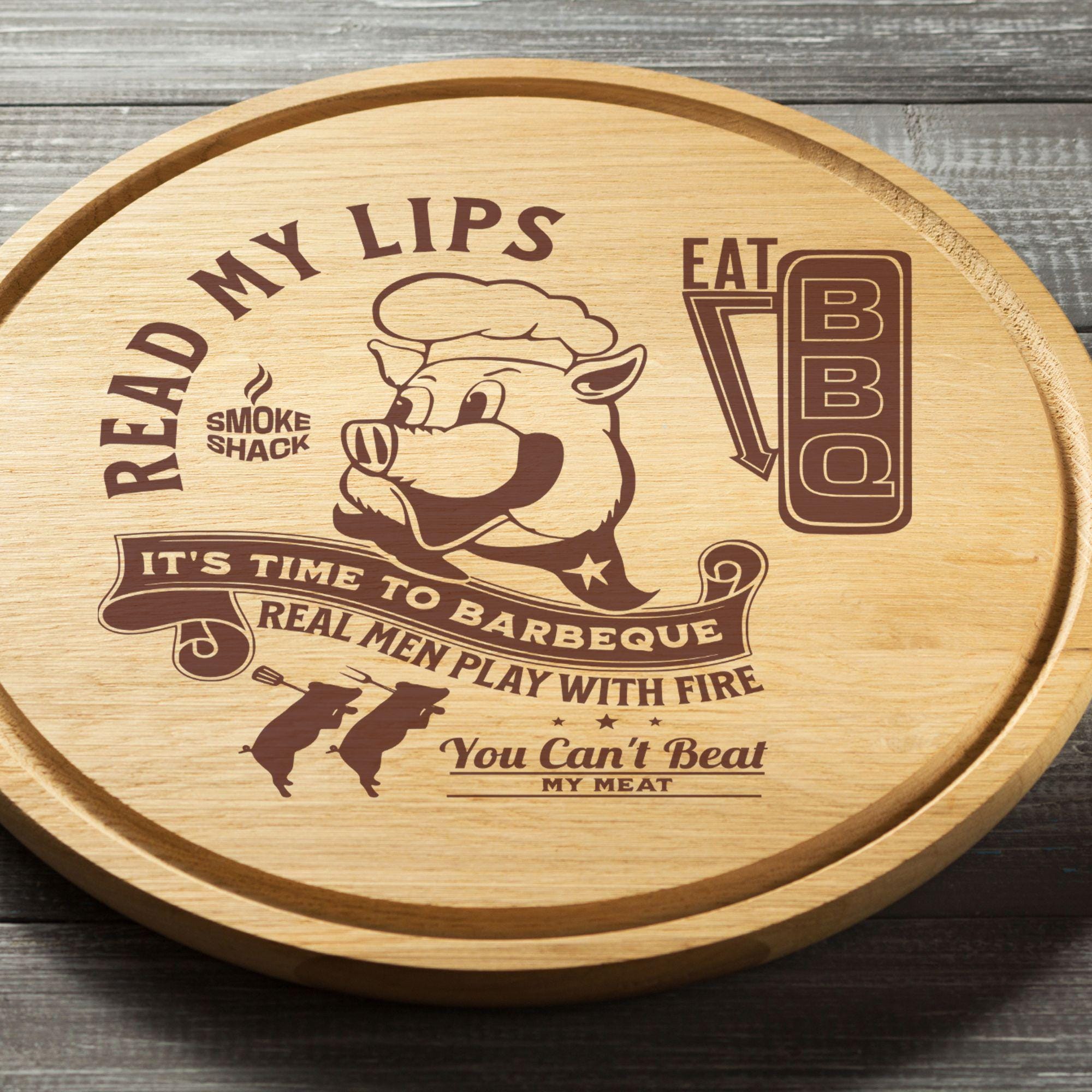 Read My Lips BBQ SVG Funny Grill Quote File Backyard Party Decor Summer ...