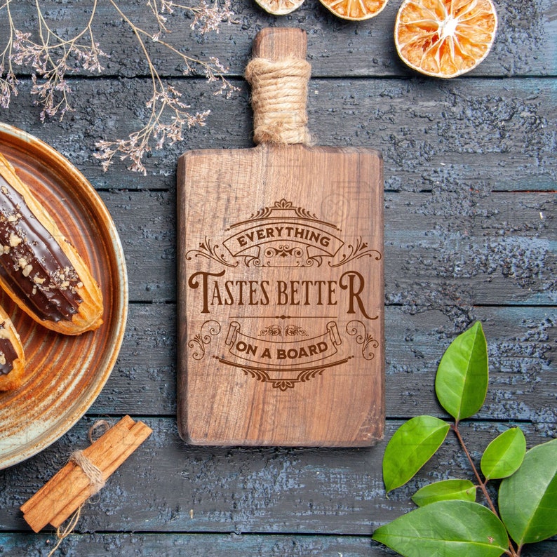 Everything Tastes Better on a Board Svg Charcuterie Sign - Etsy Ireland