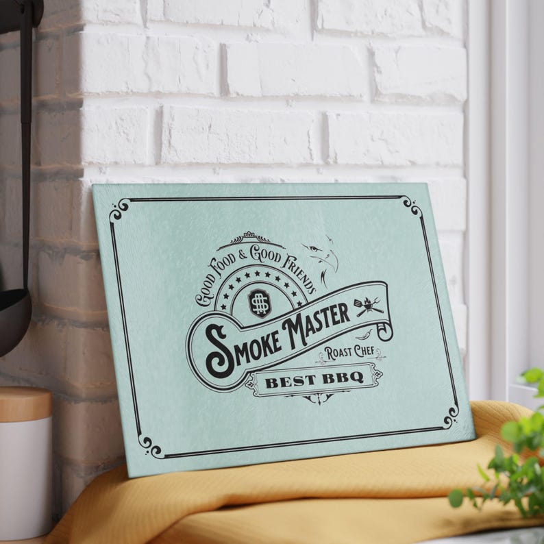 Smoke Master Grill Svg – Bbq Engraving Design – Personalized Cutting ...
